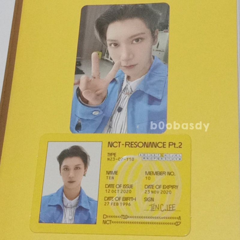 Jual PC OFFICIAL NCT 2020 RESONANCE TEN | Shopee Indonesia