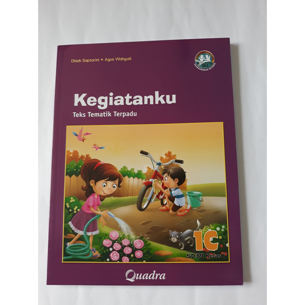 Jual Buku Teks Tematik Terpadu Kegiatanku Kelas 1 Sd Mi 1c Shopee