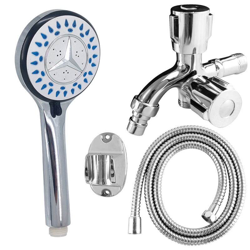Jual Homeneeds Shower Set Hand Shower Selang Fleksibel dan Kran Engkol ...