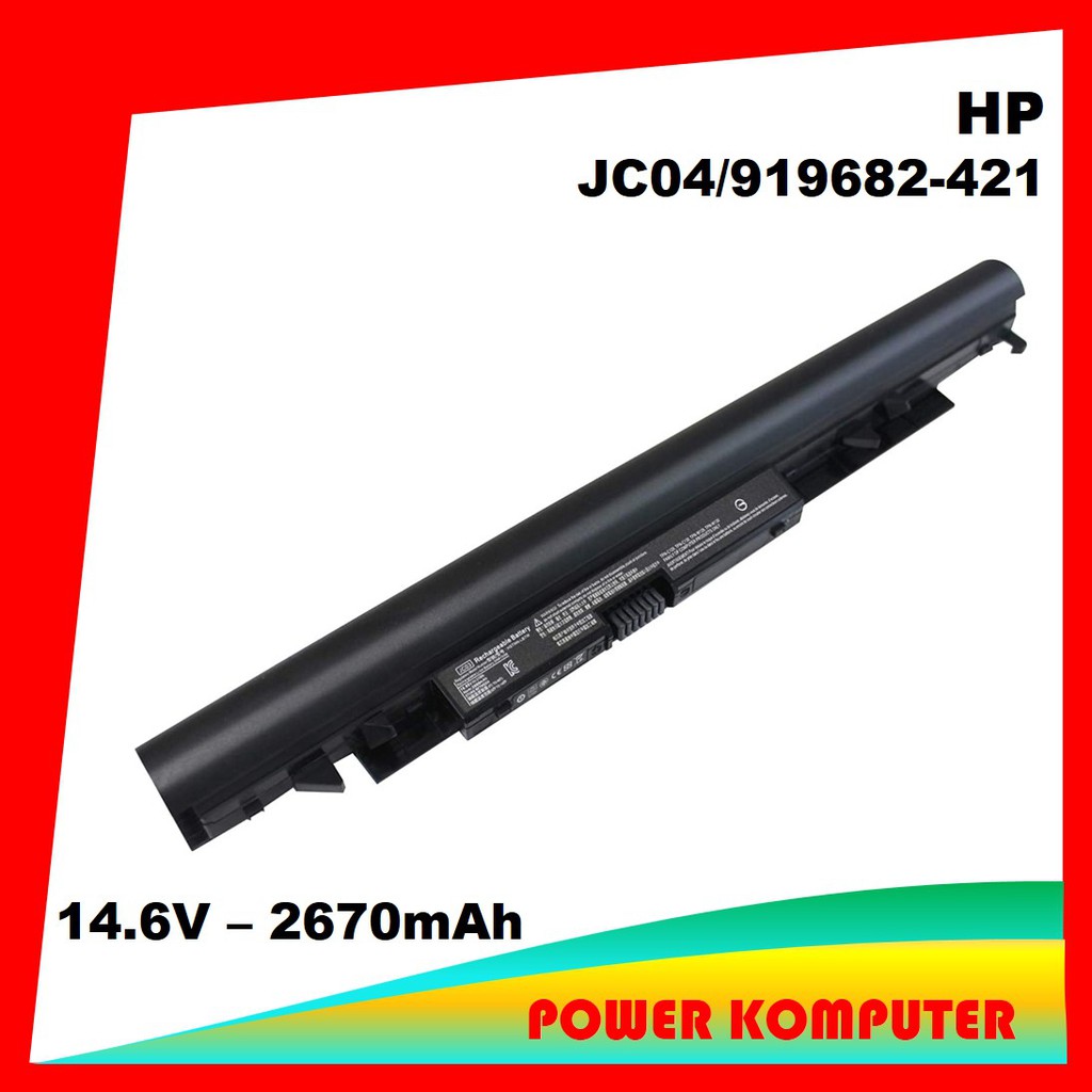 Jual Laptop Battery HP JC04 919682-421 Baterai Laptop HP? Batre Laptop ...