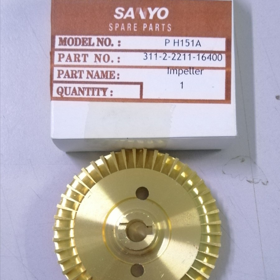 Jual Spare part Pompa Air Sanyo Impeller PH-151A | Shopee Indonesia