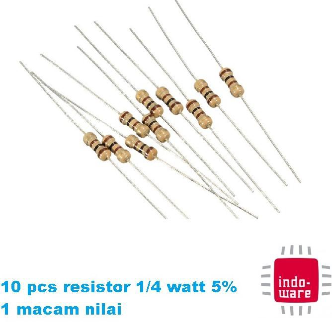 Jual R Resistor 30 Ohm 1/4 Watt 5% Paket 10 Pcs Inwer3622 Kualitas Baik | Shopee Indonesia