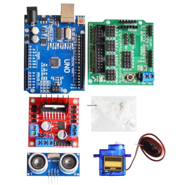 Jual Avoidance Tracking Motor Smart Robot Car Chassis Kit 2WD Arduino ...