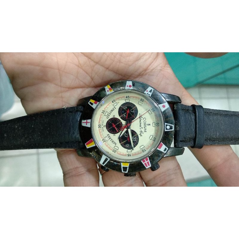 Jual jam tangan corum klasik automatic chronograph jam fashin jam ...