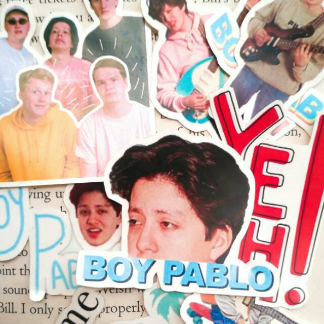 Jual Boy Pablo Waterproof Sticker Pack include 13 pcs Aesthetic vintage ...