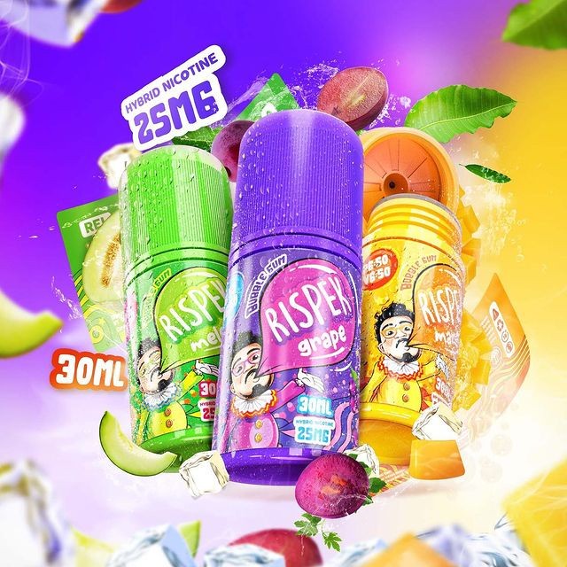 Jual Rispek Hybrid 30ML Cukai 2022 Melon Mango Grape Bubblegum 25MG 50/ ...