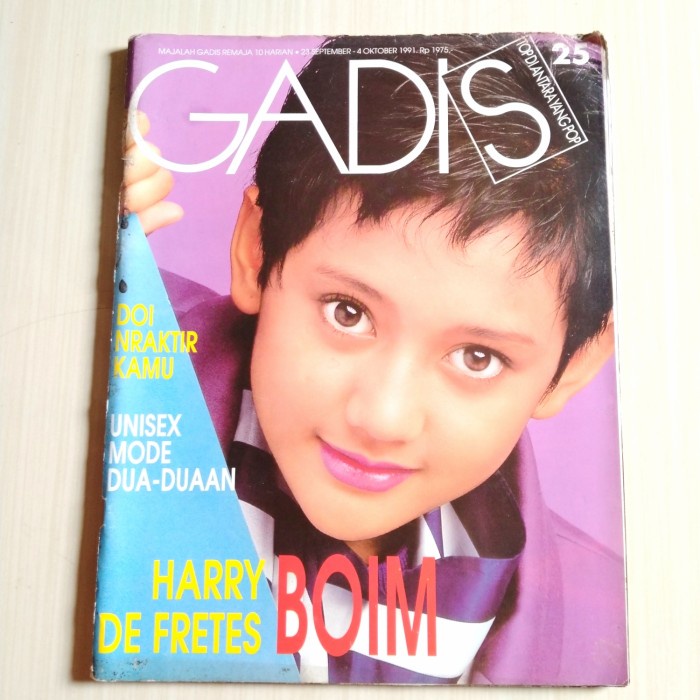 Jual MAJALAH GADIS NO.25 SEP 1991 RIA PENTASARI + BONUS | Shopee Indonesia