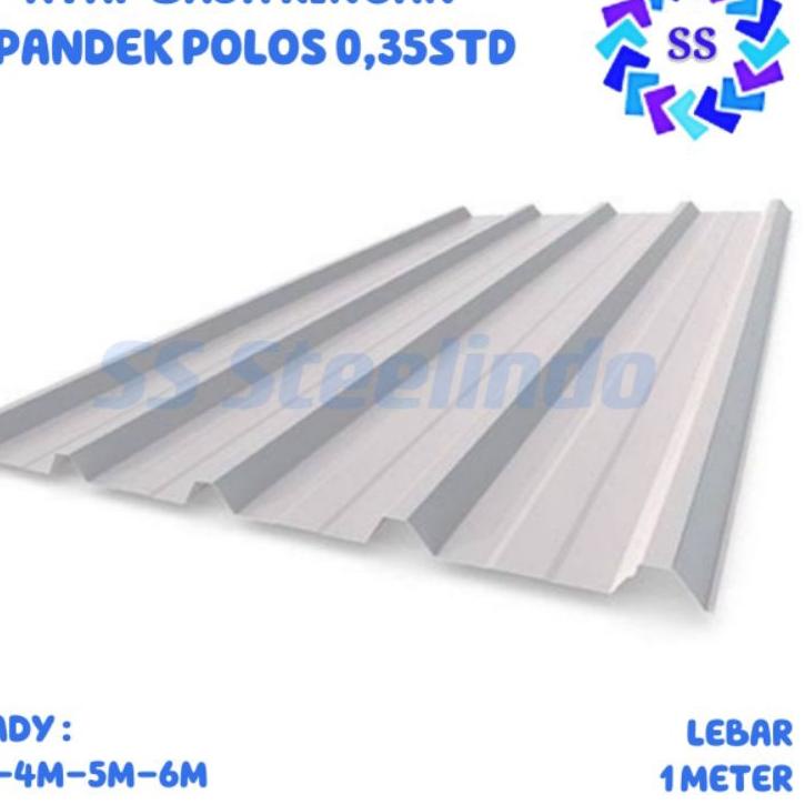 Jual ITYM ATAP BAJA RINGAN SPANDEK POLOS GALVALUM-ZINCALUM 0,35 STD ...