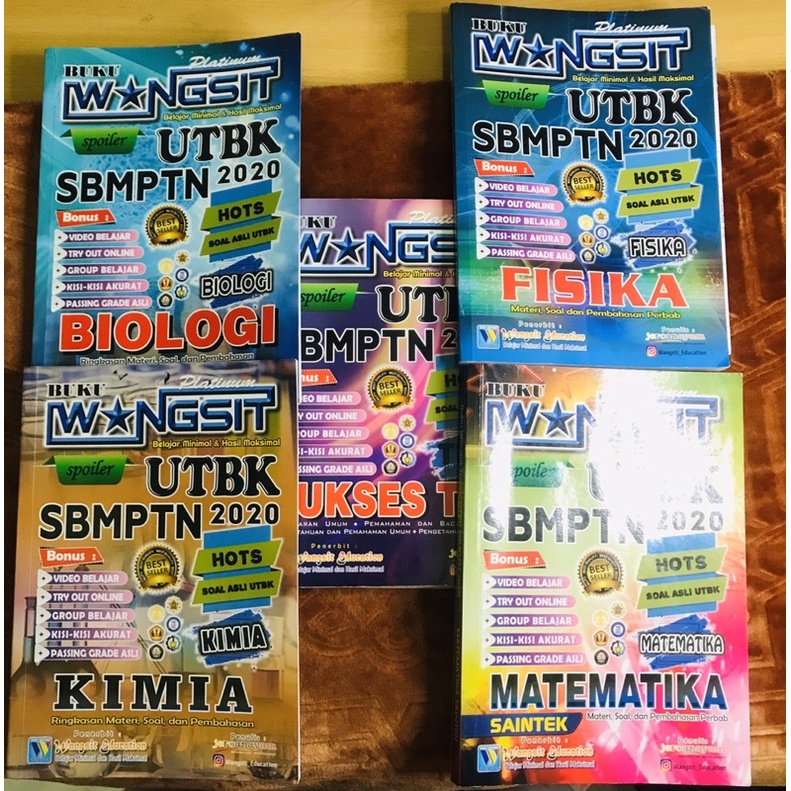 Jual Paket Buku Wangsit UTBK Original + Rumus Saktinya Lengkap | Shopee ...