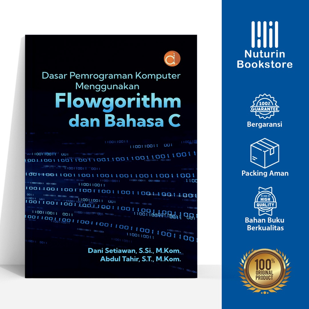 Jual Buku Pemrograman Komputer Menggunakan Flowgorithm Dan Bahasa C | Shopee Indonesia