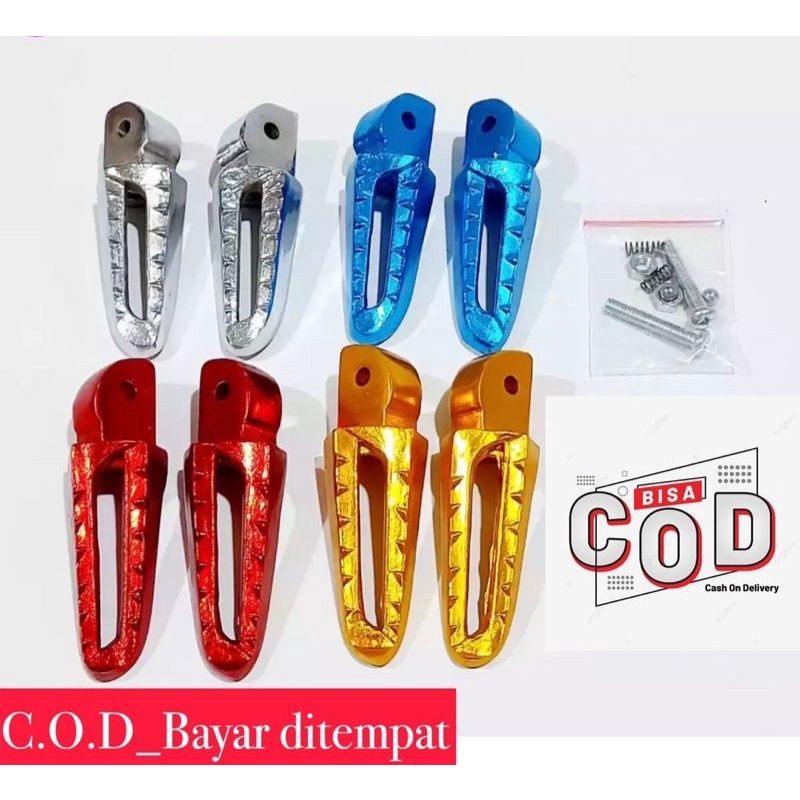 Jual Footstep Step Pijakan Kaki Belakang Variasi CNC Motor Honda Beat ...