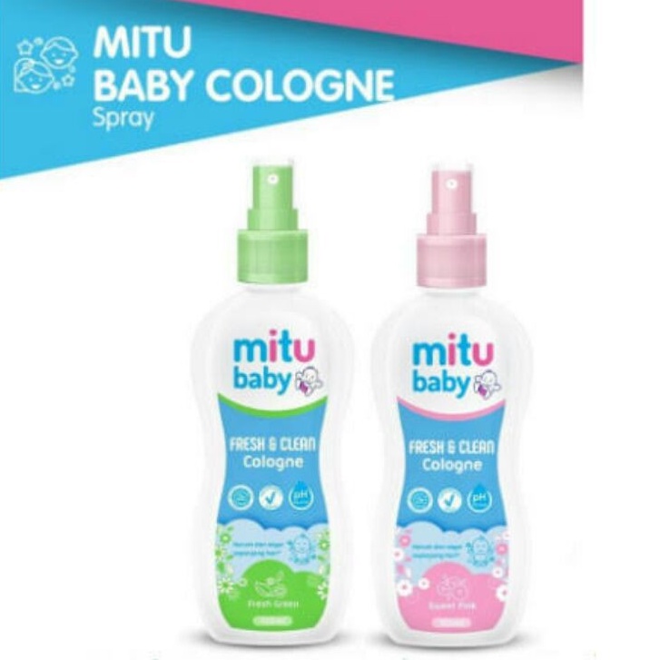 Jual MITU BABY Cologne 50 ml & 100 ml Parfum Bayi Mitu Spray | Shopee ...