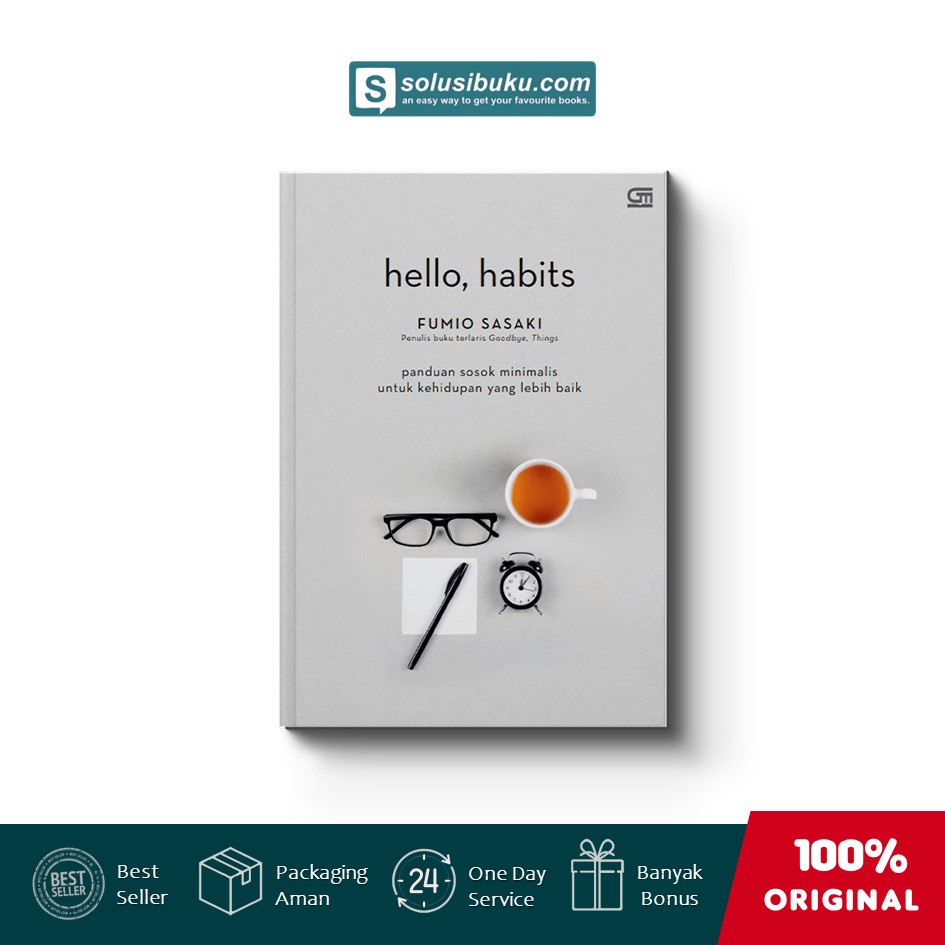 Jual Buku Hello, Habits : Panduan Sosok Minimalis untuk Kehidupan ...