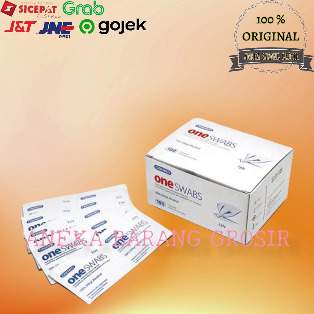 Jual alkohol swab onemed (one swabs onemed) - alkohol pads | Shopee ...