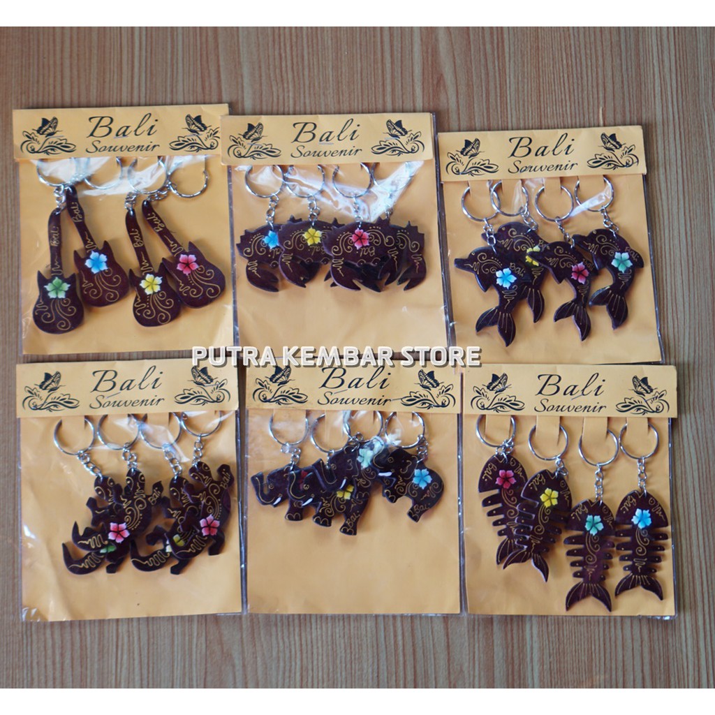 Jual SOUVENIR GANTUNGAN KUNCI KAYU KHAS BALI | Shopee Indonesia