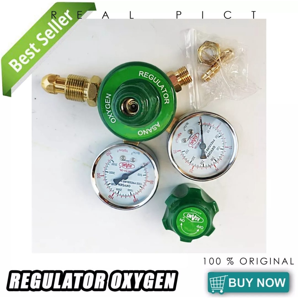 Jual ASANO Regulator Las - Tabung Las Oksigen Oxy ASANO Regulator Tabung Gas Oxygen Oksigen ...