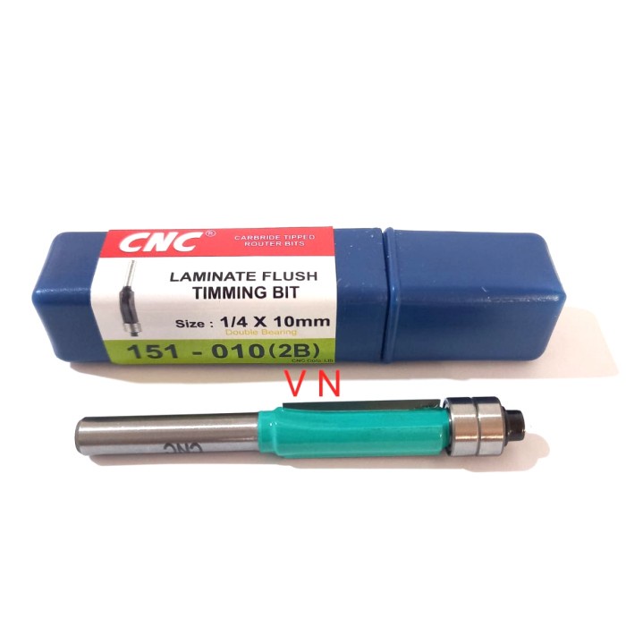 Jual Mata profil/router lurus10 mm roda 2/laminate flush trimming bit ...