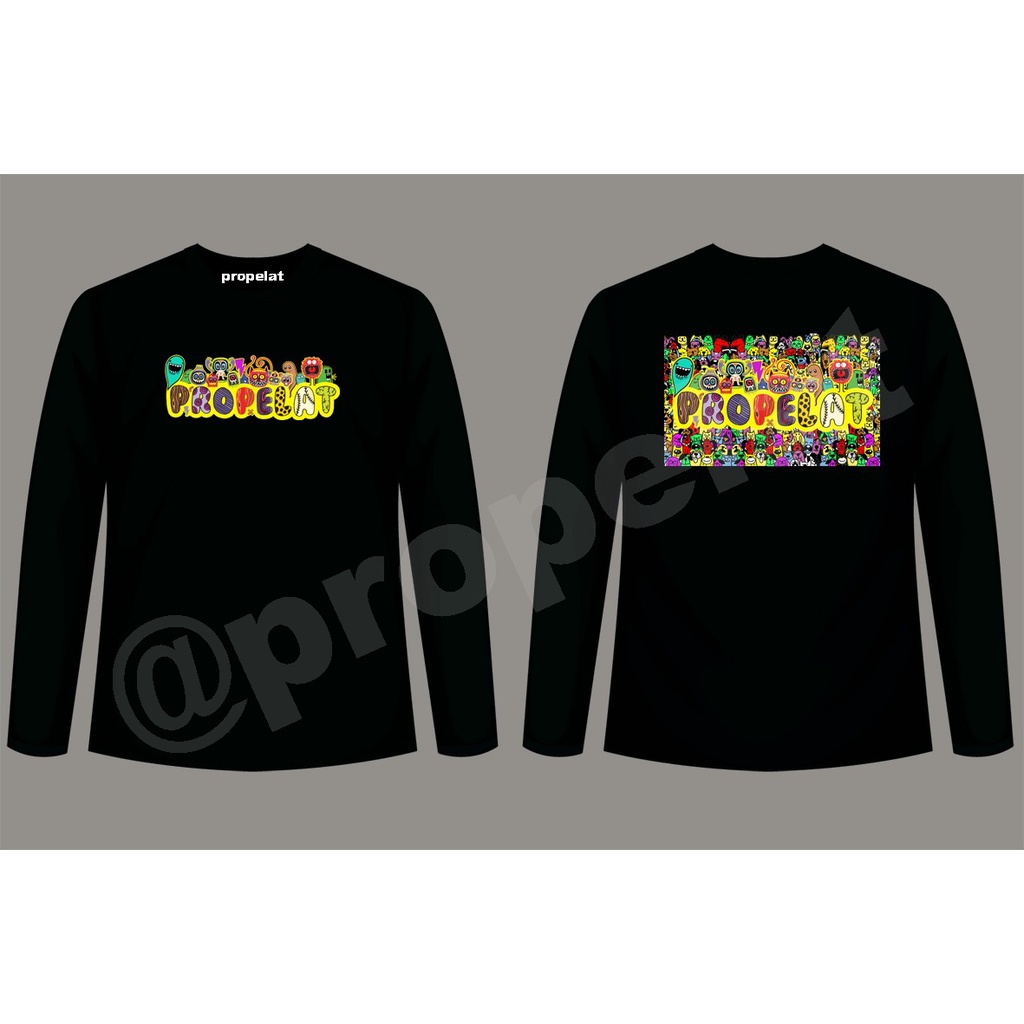 Jual Kaos Custom Satuan Sablon DTF Lengan Panjang | Shopee Indonesia