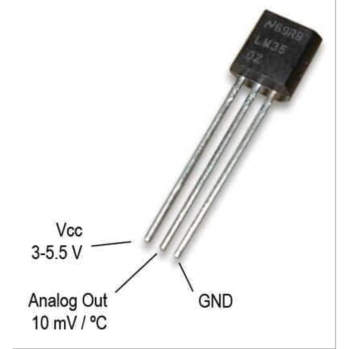 Jual Sensor Suhu Lm35 Lm 35 Lm35dz Shopee Indonesia