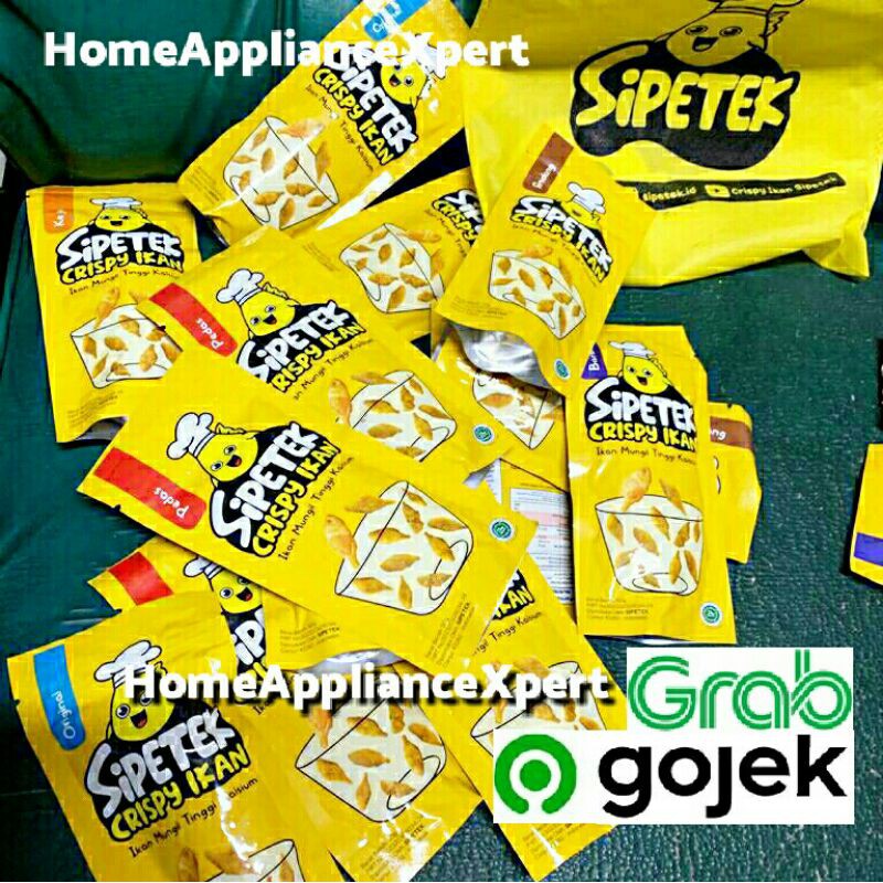 Jual Sipetek Crispy Ikan Pedas Si Petek Snack Tinggi Kalsium Cemilan ...