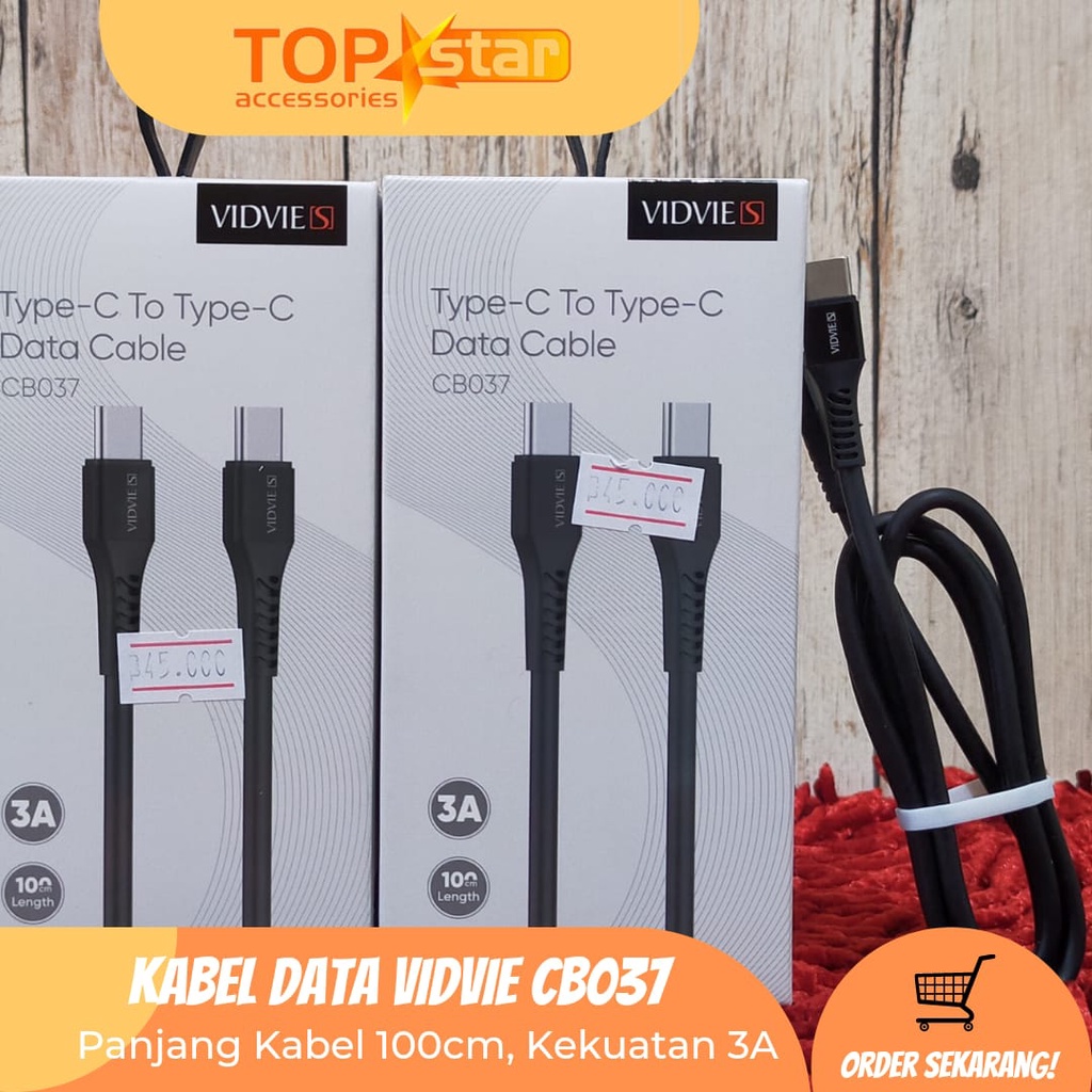 Jual KABEL DATA CB 037 ( TIPE C - TIPE C ) | Shopee Indonesia