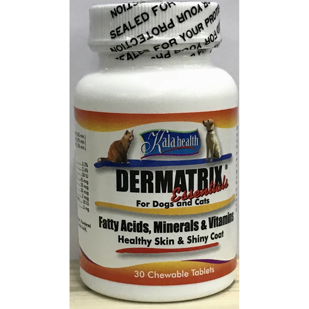 Jual Dermatrix essentials for dogs&cats 30 tabs(Kala health) | Shopee ...