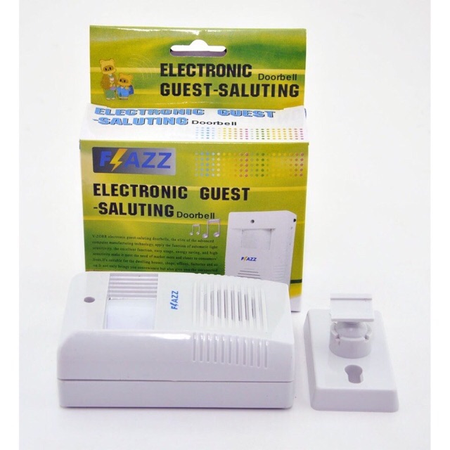 Jual Bell Pintu FLAZZ Sensor Gerak - Electonic Guest Saluting | Shopee ...