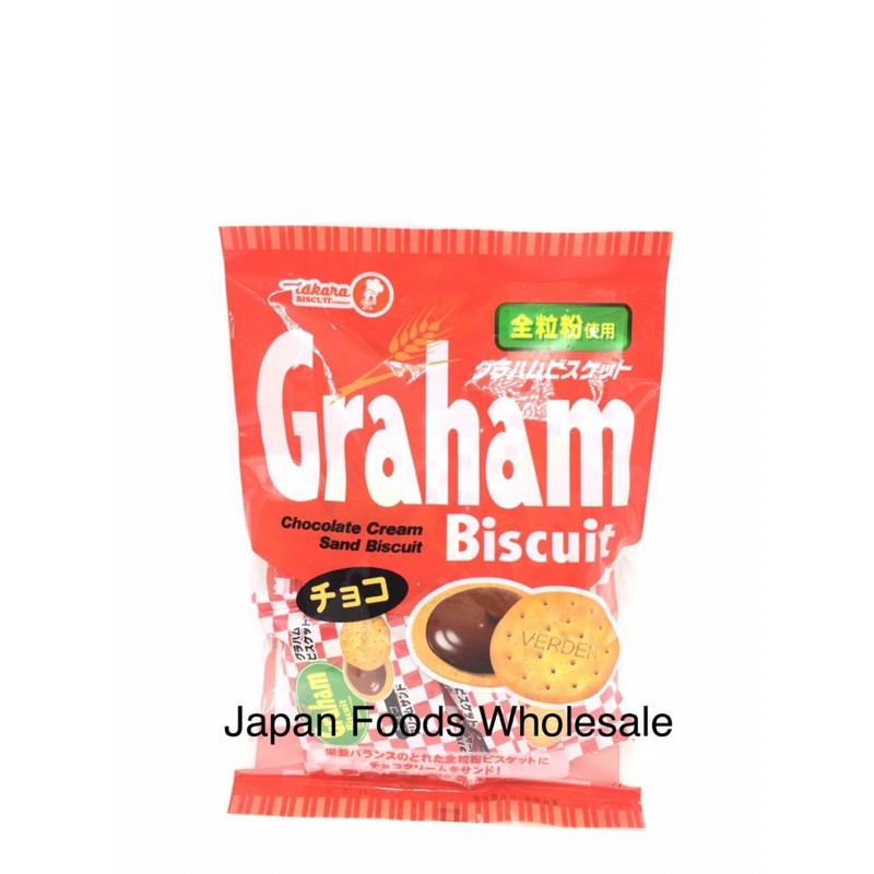 Jual Takara Graham Biscuit Choco 95gr / biskuit jepang / biskuit impor ...