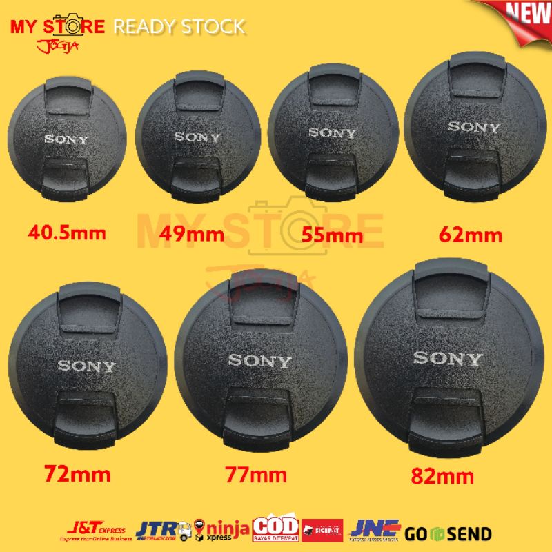 Jual Lens cap tutup lensa sony diameter 40.5mm 49mm 55mm 62mm 67mm 72mm ...