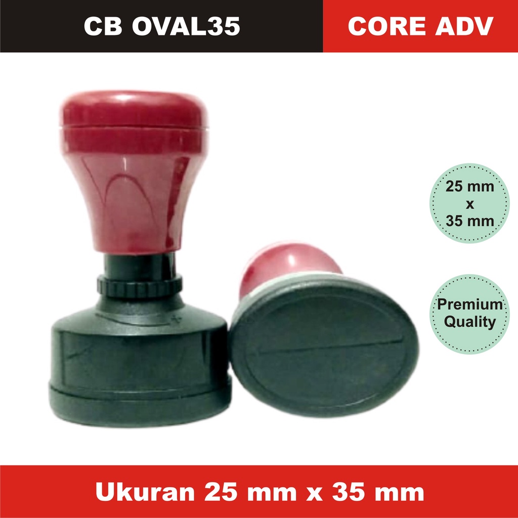 Jual Gagang Stempel Flash Oval 35 | Shopee Indonesia