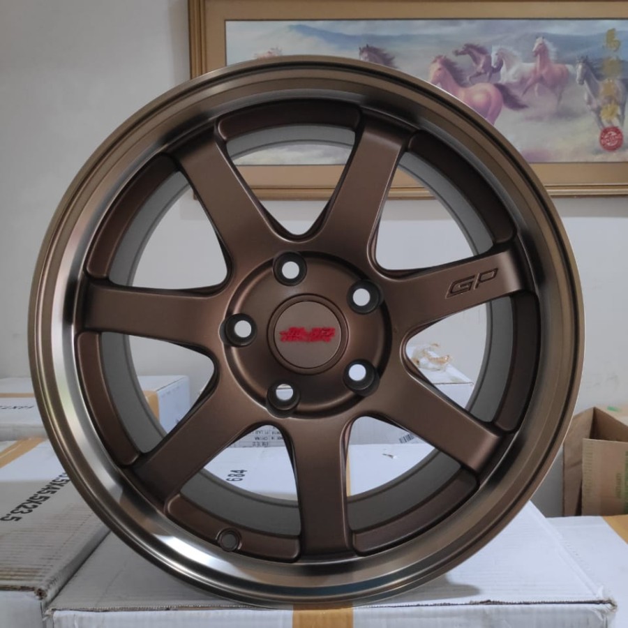 Jual Velg Mobil GP L2SR09 16x7.0 5x114.3 ET+40 Sand+Bronze Coating Lip ...