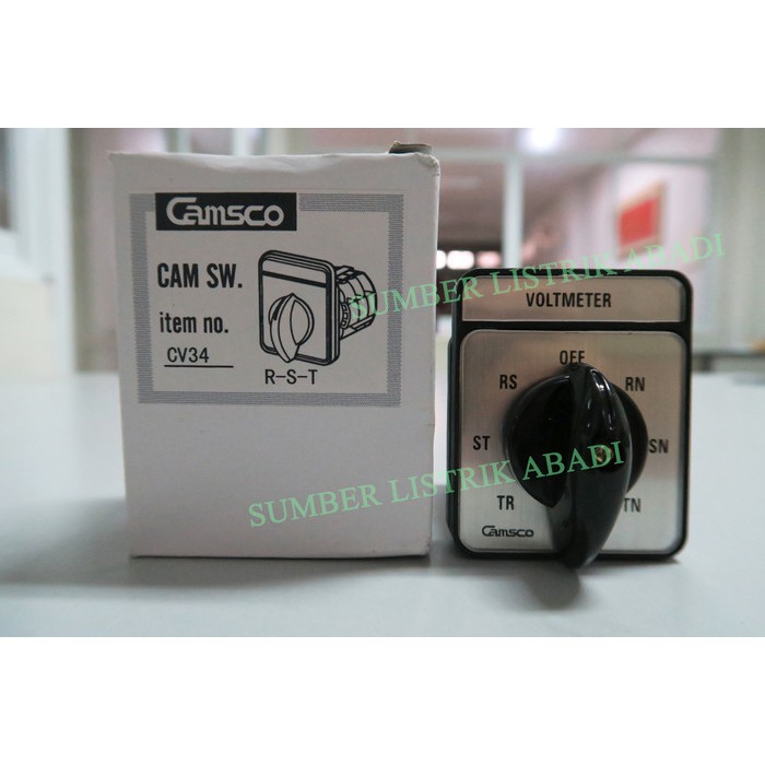 Jual Camsco Taiwan Cam Switch CV - 34 Voltmeter | Shopee Indonesia