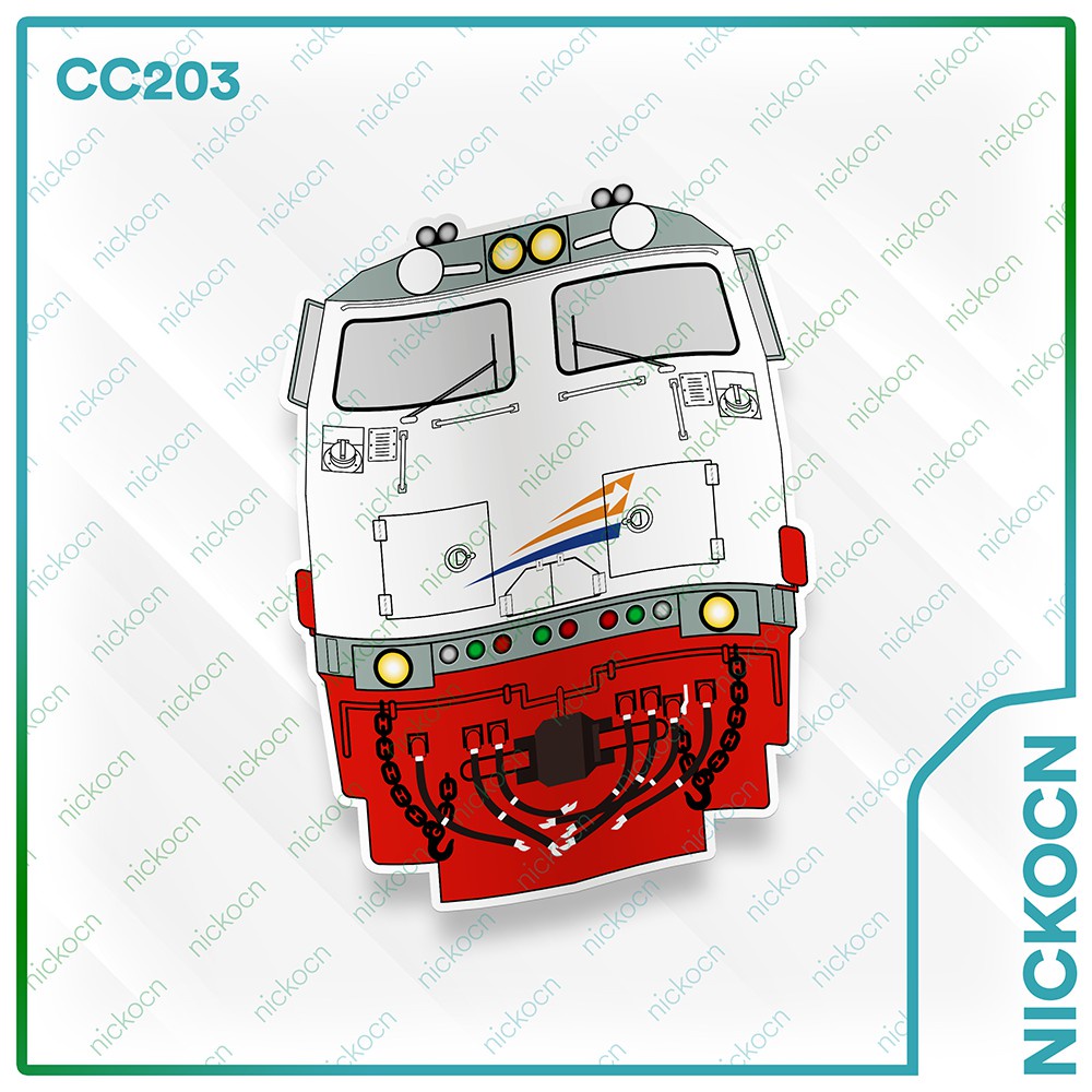 Jual Stiker Lokomotif CC203 | Shopee Indonesia