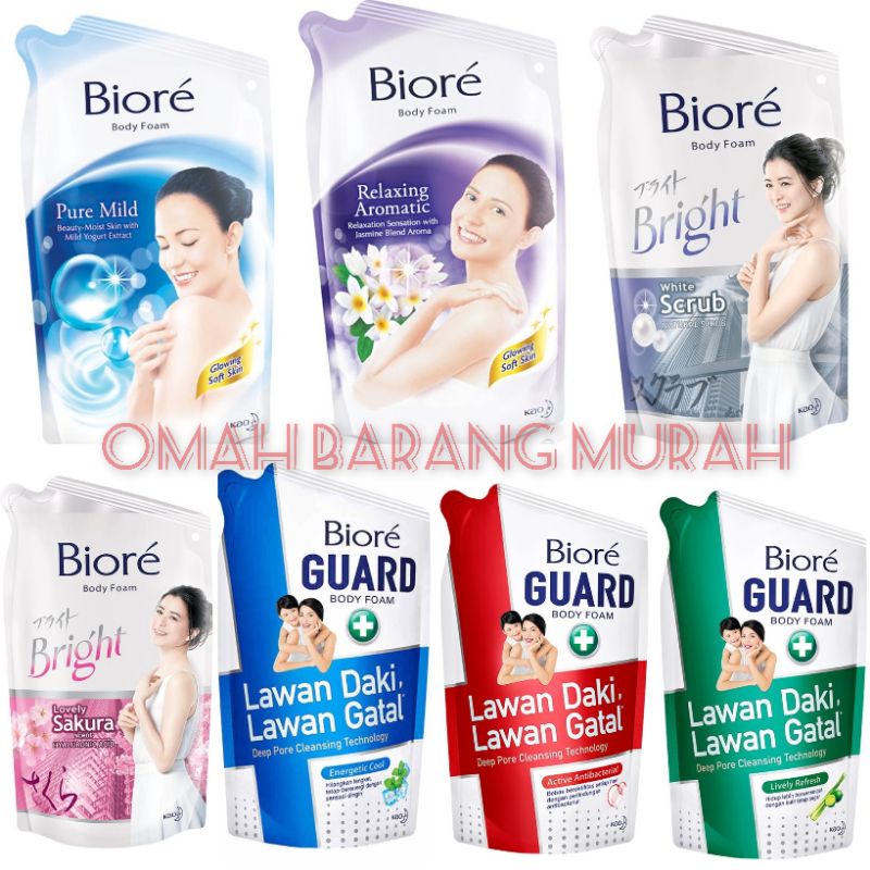 Jual Biore sabun mandi 400/380ml | Shopee Indonesia