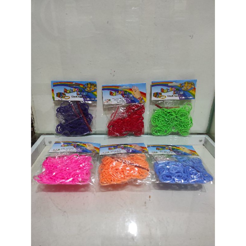 Jual Original Rainbow Loom MAINAN KARET EDUKASI ANAK Hrg Satuan Rp ...