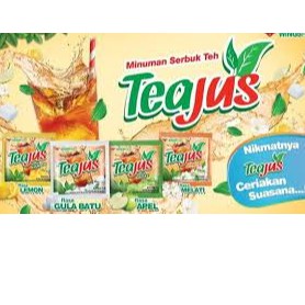 Jual TEA JUS Minuman Teh Serbuk Instan 10pcs x 8gr | Shopee Indonesia