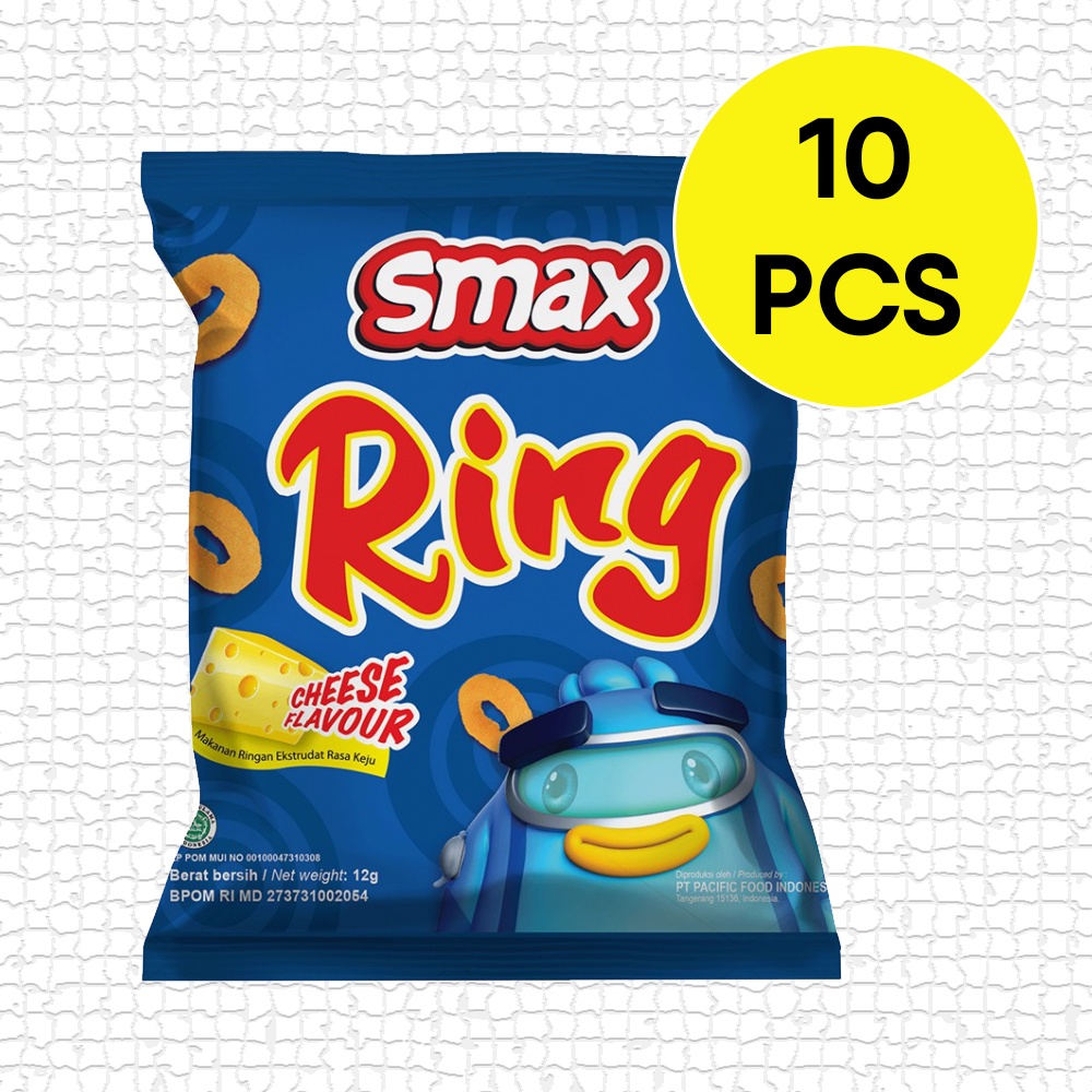Jual Smax Ring Snack Rasa Keju 10 Pcs | Shopee Indonesia