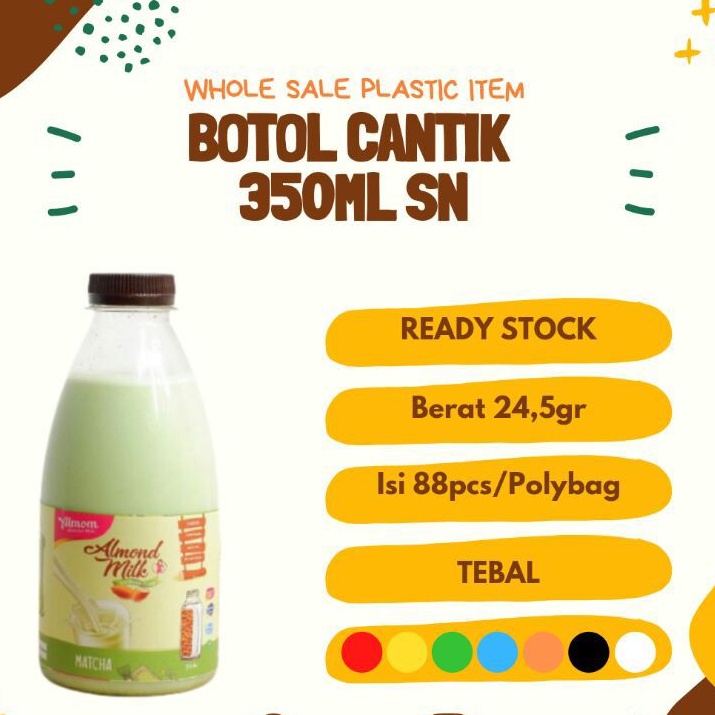 Jual Botol Plastik Cantik 350 ML | Shopee Indonesia