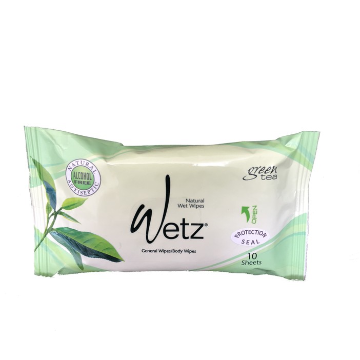 Jual WETZ Tissue Basah General Wipes - Isi 10 Lembar | Shopee Indonesia