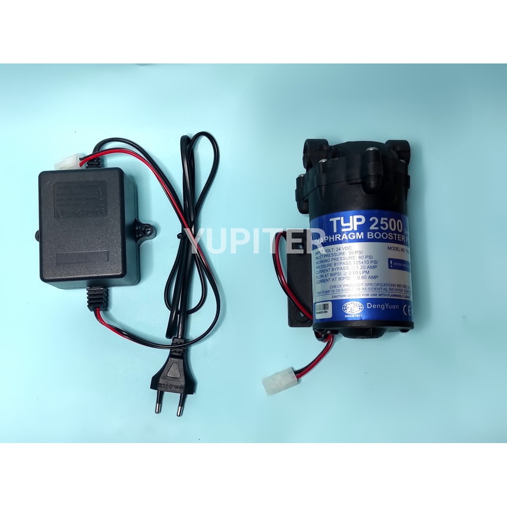 Jual RO Diaphragm Booster Pump 24V - TYP 2500 BY DengYuan - Filter Air ...