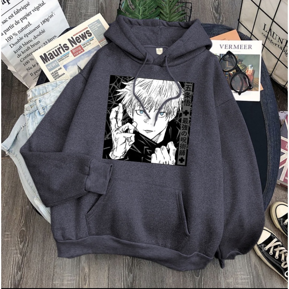 Jual SATORU GOJO ILUTION ANIME Jumper Hoodie II Sweater Hoodie Anime II ...