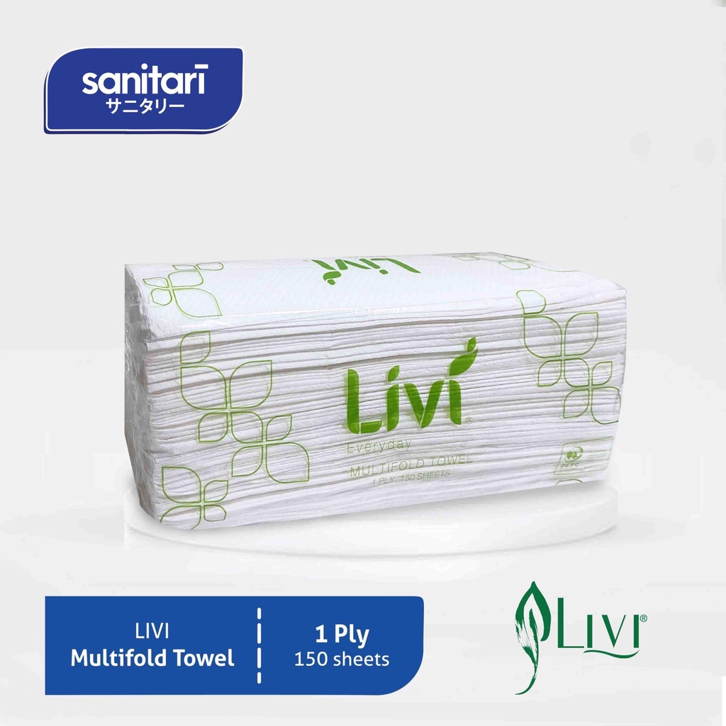 Jual Tissue Livi Multifold Towel Tissu Livi Multifold Tisu Livi Towel ...