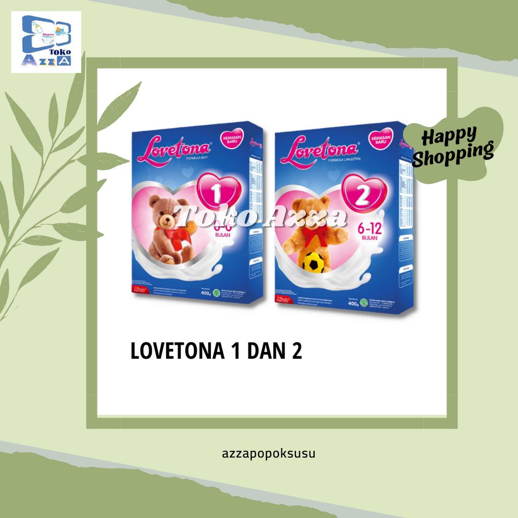 Jual LOVETONA 1 DAN 2 / SUSU BAYI USIA 0-6 DAN 6-12 BULAN / 400 GR ...