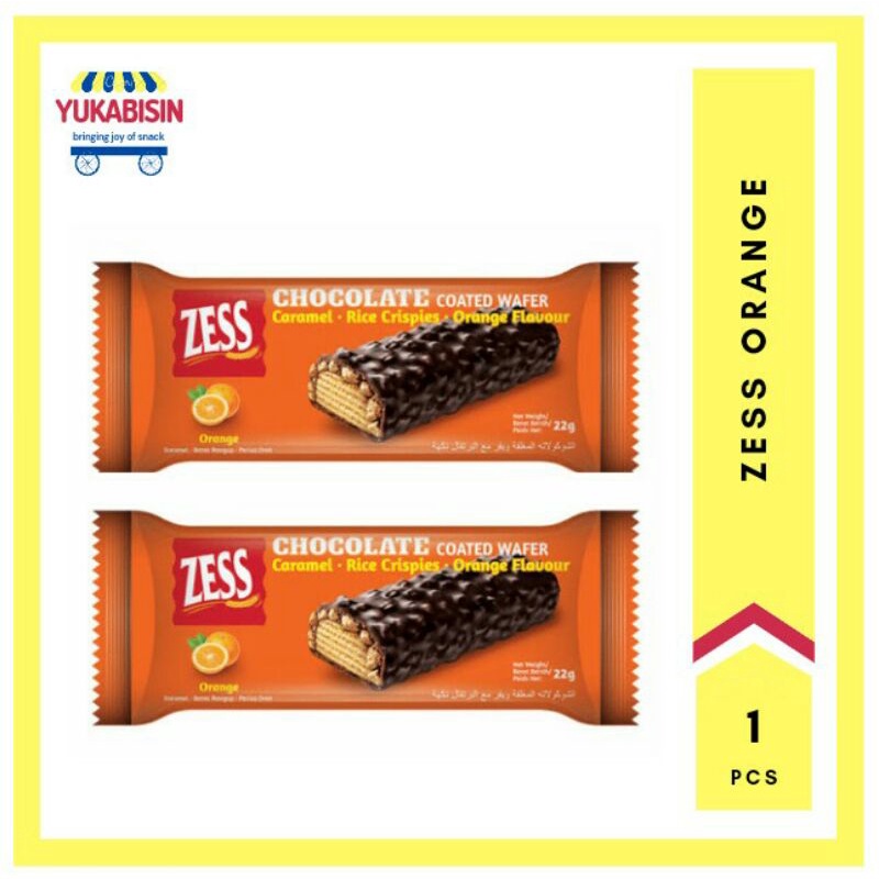Jual ZESS CHOCOLATE COATED WAFER ORANGE MALAYSIA SATUAN | Shopee Indonesia