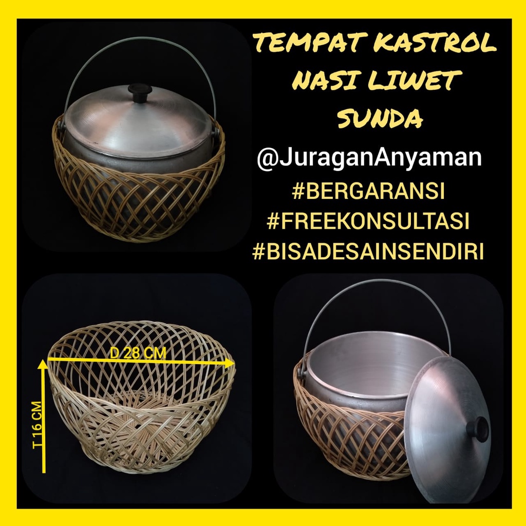 Jual Tempat Kastrol Nasi Liwet Khas Sunda - Kastrol Panci Nasi Liwet ...