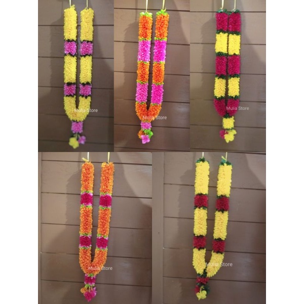 Jual [Premium] Kalungan bunga kain 1 meter | Shopee Indonesia