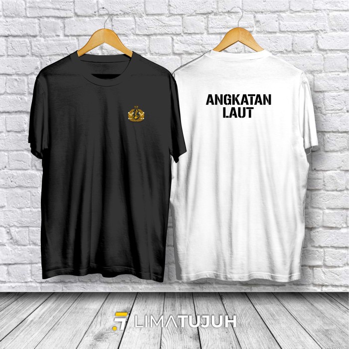 Jual Kaos Logo TNI Angkatan Laut Baju Distro Bahan Premium 30s (YSC) | Shopee Indonesia