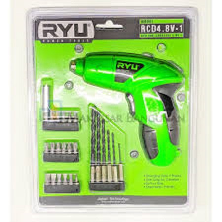 Jual MESIN BOR CORDLESS RYU CORDLESS RCD4.8V-1 RYU USB CORDLESS RCD 4.8 ...