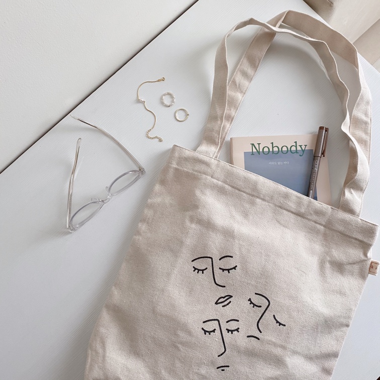 Jual THREE FACES tote bag | Shopee Indonesia
