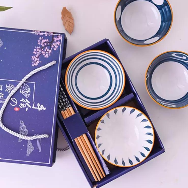 Jual Langsung Pesan hampers japanese retro ceramic bowl gift box set ...